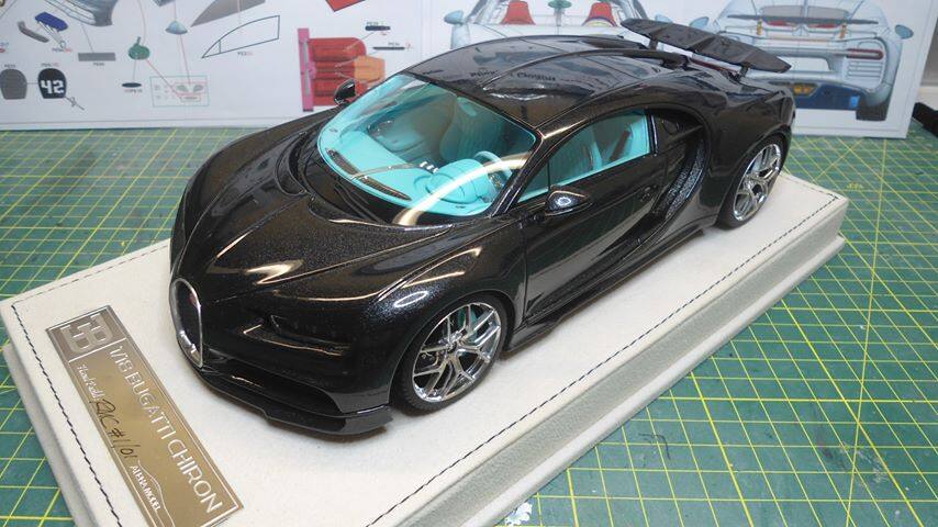 Bugatti resin model car kits 1:24 by ALPHAMODEL - GPmodeling