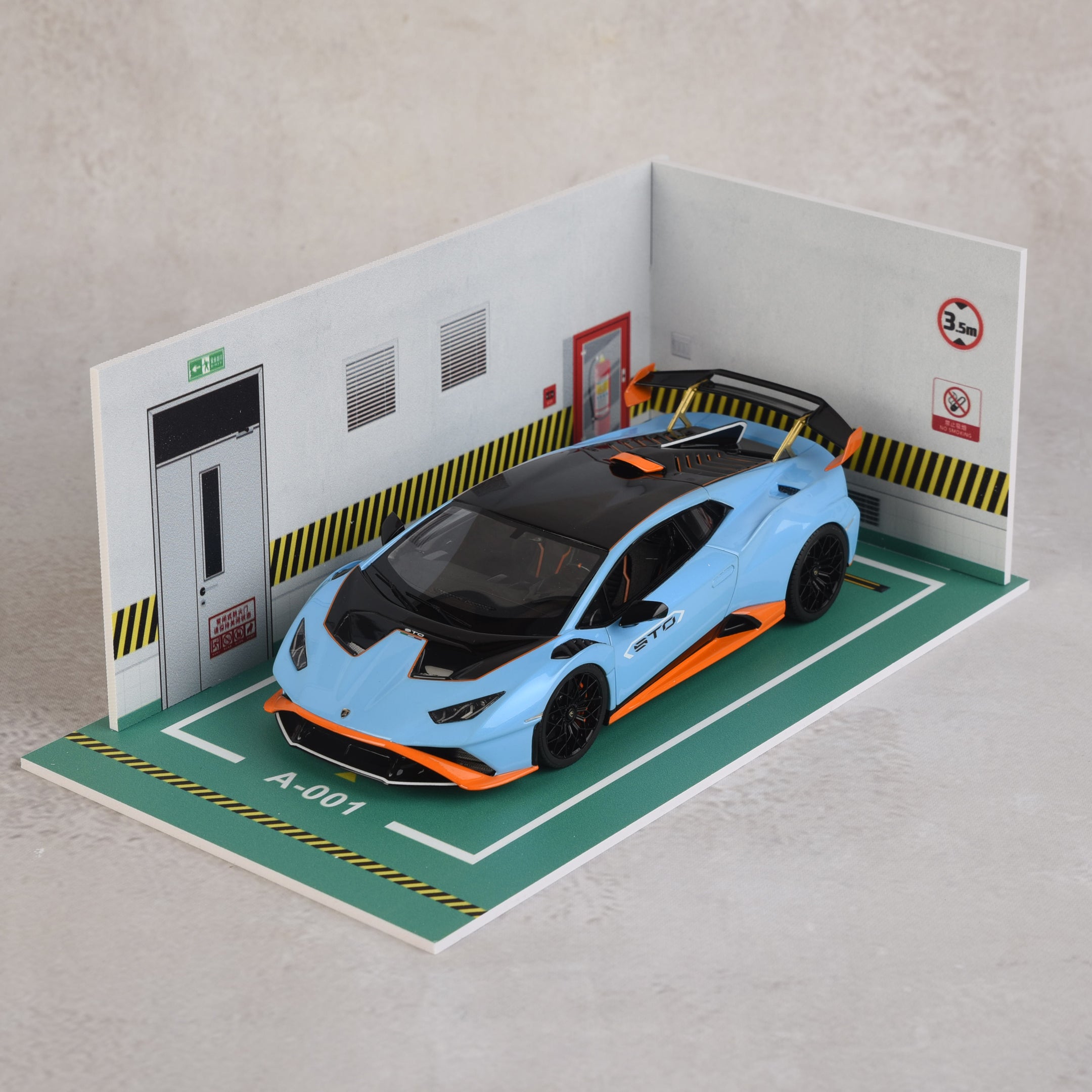 Alpha Model Car Model Scene 1 scale 1/24 - GPmodeling