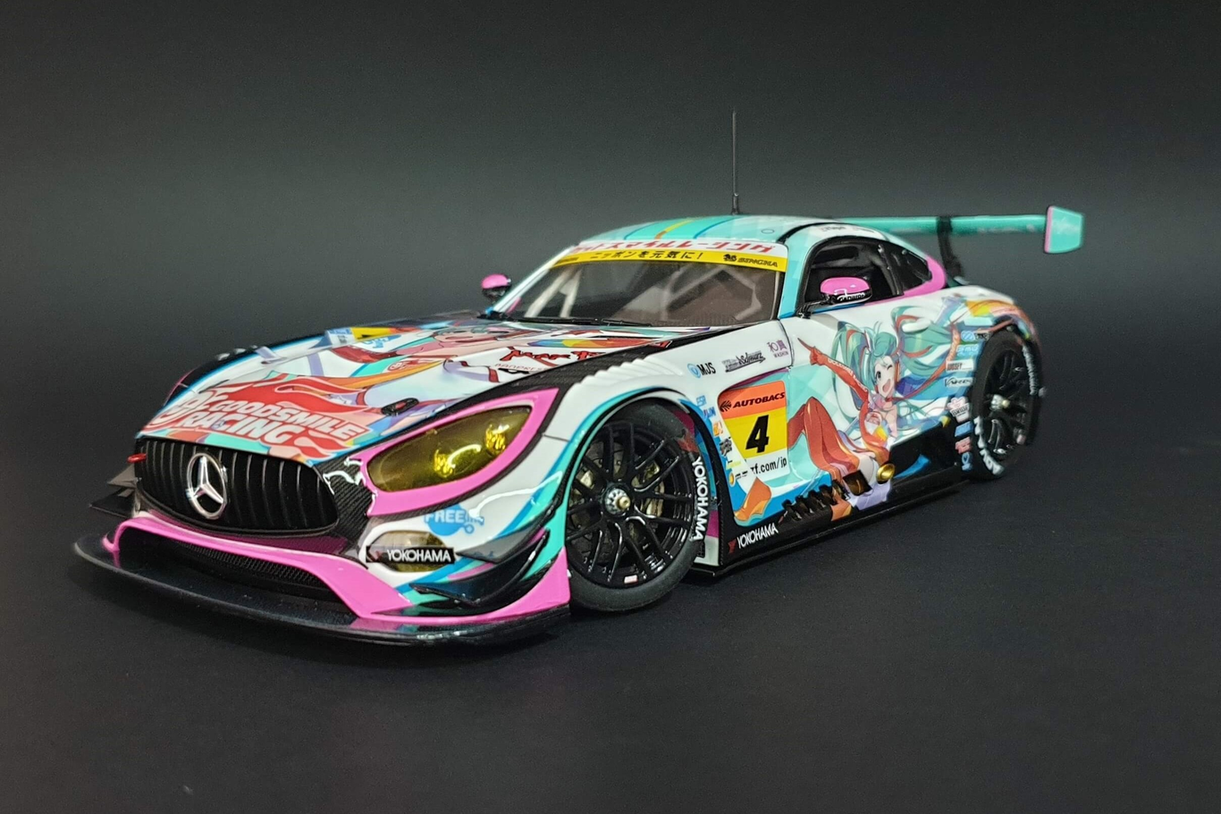 How i made the plastic car model Mercedes AMG Miku Racing – GPmodeling