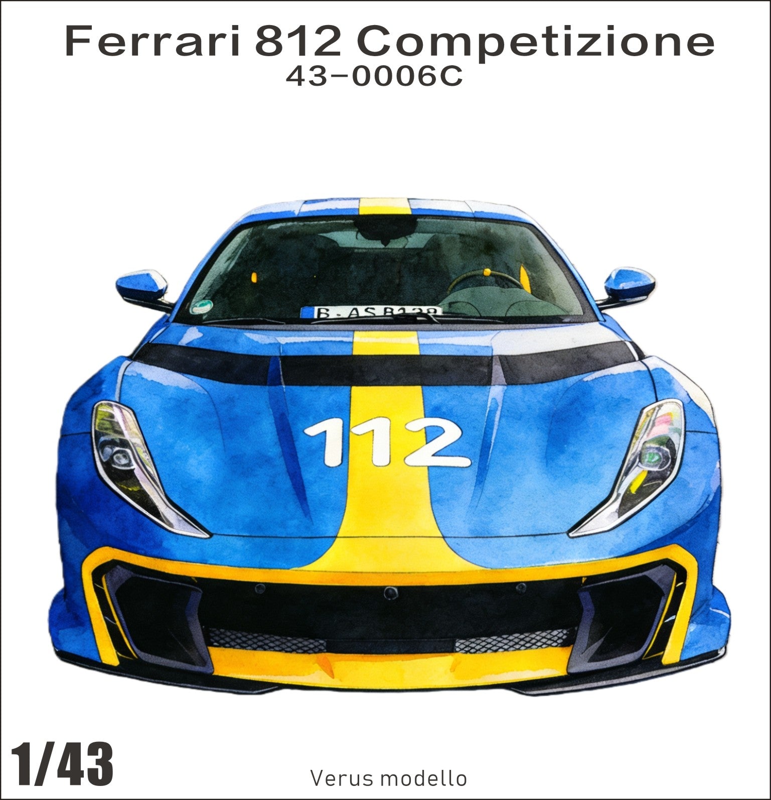 Alpha Model Ferrari car model kits scale 1/43 - GPmodeling