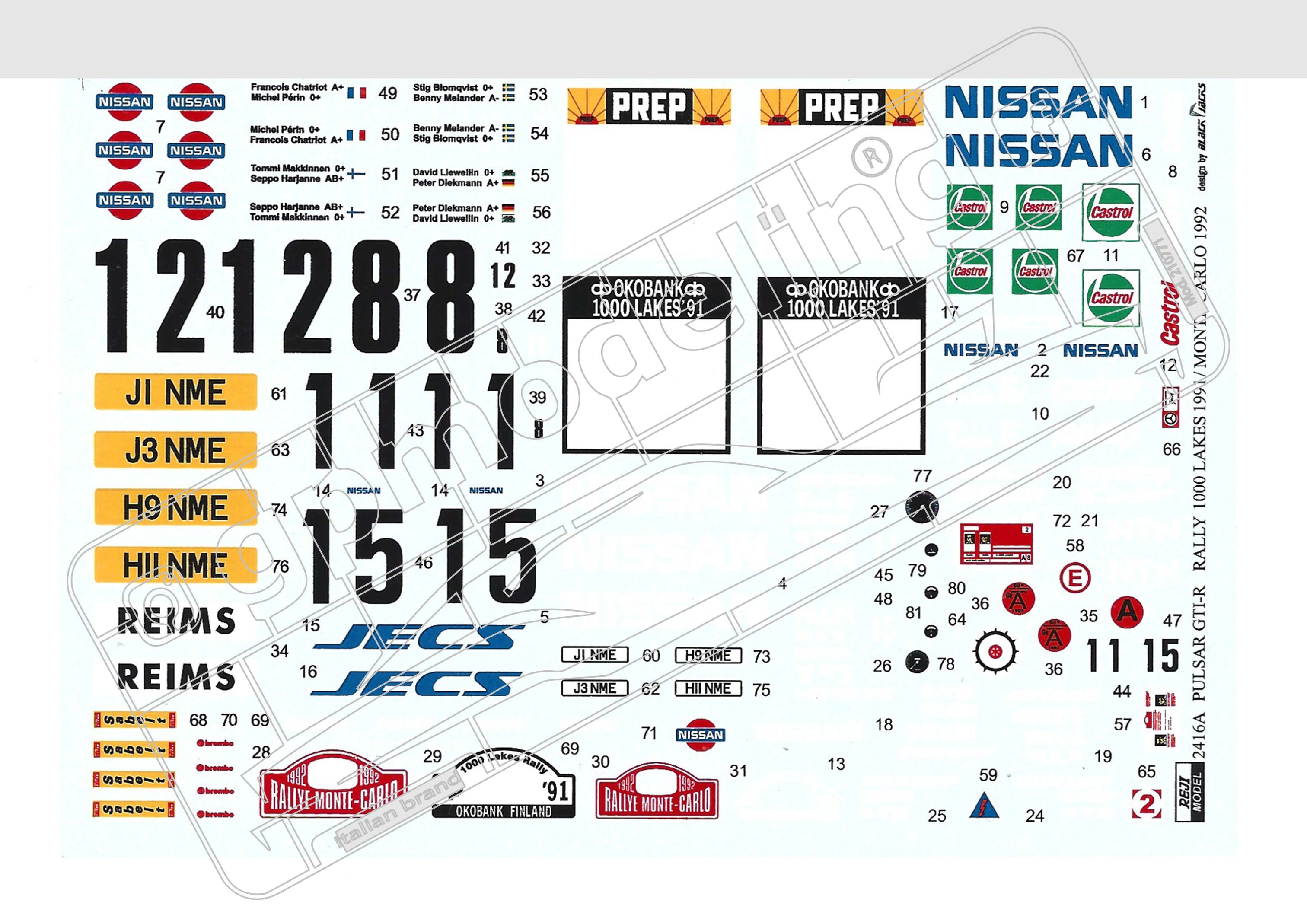 Reji Model Nissan Pulsar GTI-R Group - GPmodeling