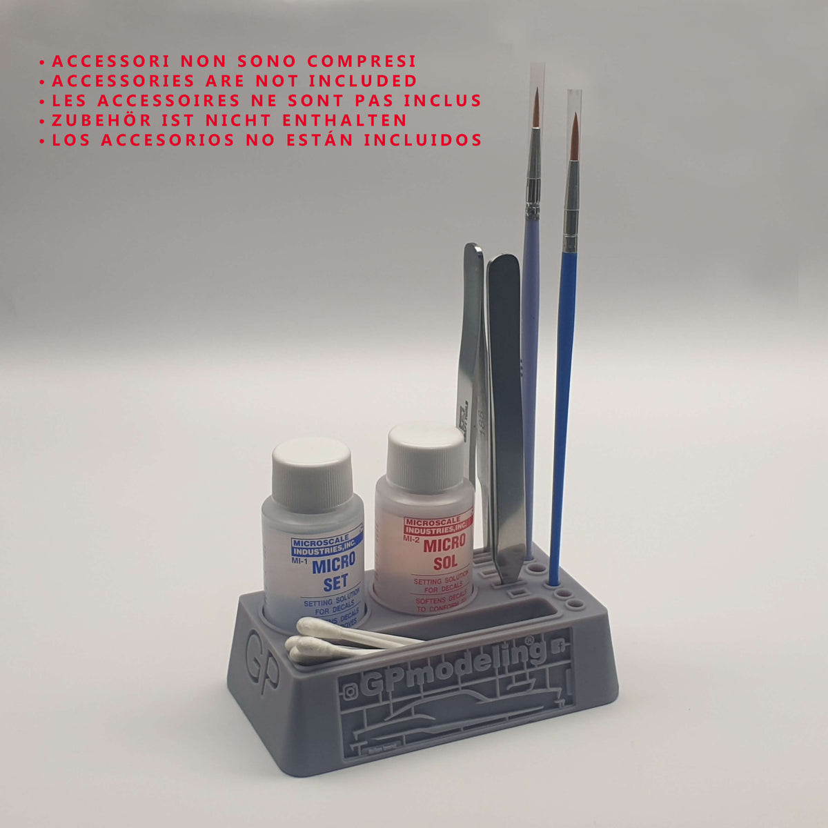 GPmodeling Tools - scale modeling stands for brushes, paints