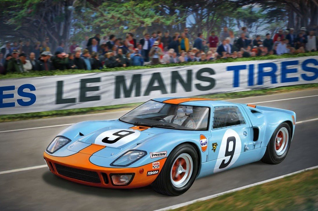 REVELL Ford GT40 Le Mans 1968-1969 car model kit 1/24 scale – GPmodeling